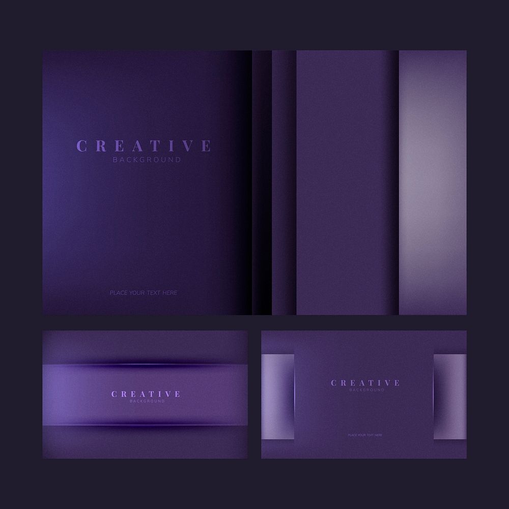 Set abstract creative background designs | Premium Vector - rawpixel