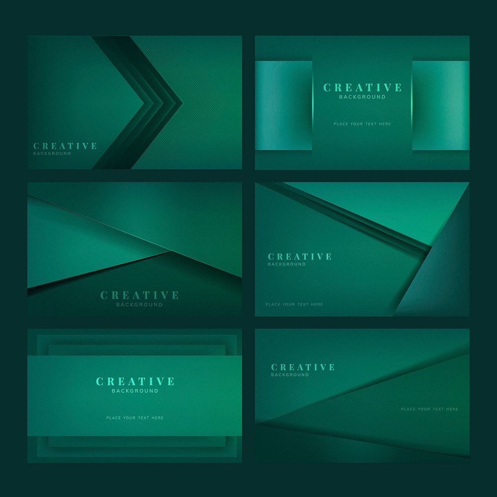 Set abstract creative background designs | Premium Vector - rawpixel