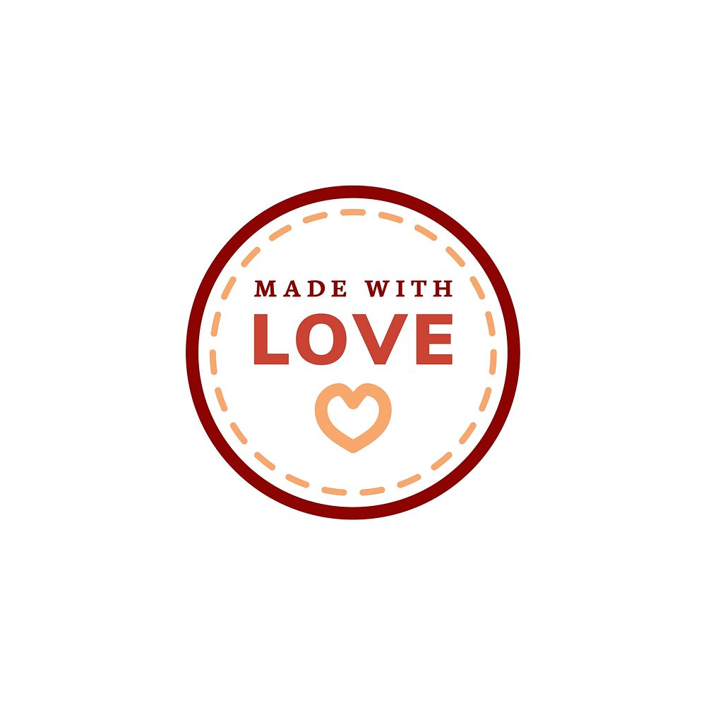 Made with love icon illustration | Premium Vector - rawpixel