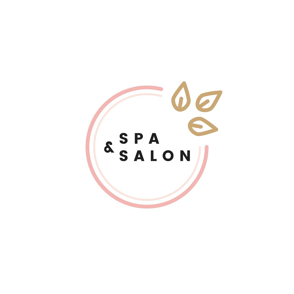 Spa and salon logo vector | Free Vector - rawpixel