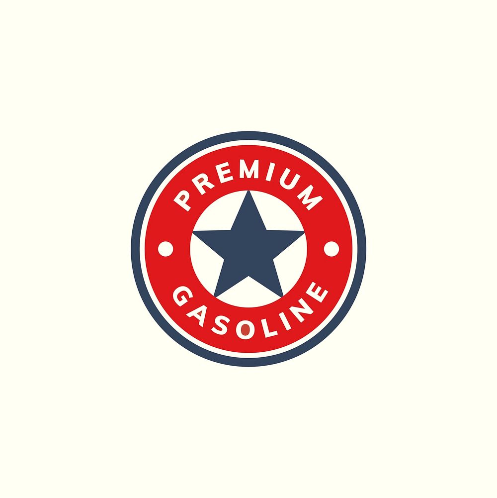Premium gasoline banner icon illustration | Premium Vector - rawpixel