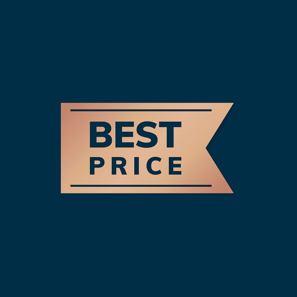 Bronze best price banner vector | Premium Vector - rawpixel