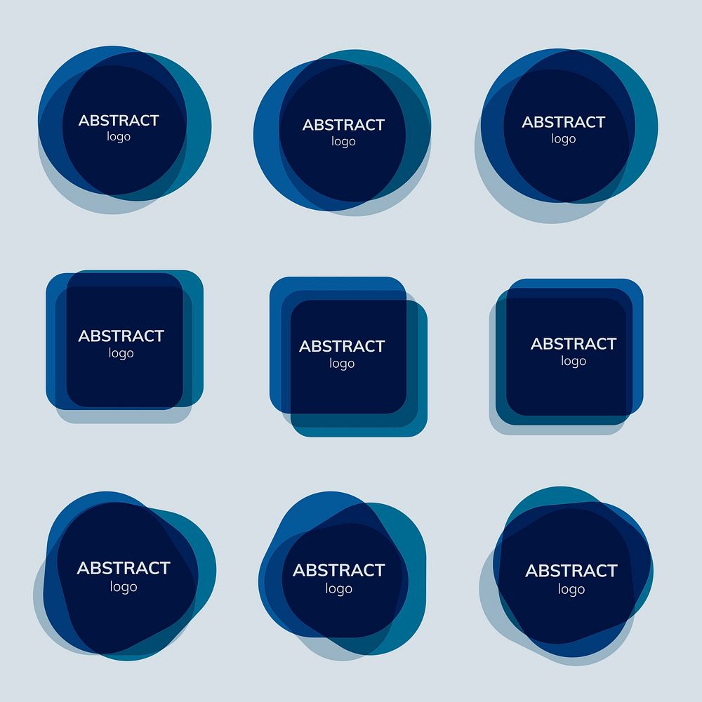 Set of abstract badge designs | Premium Vector - rawpixel