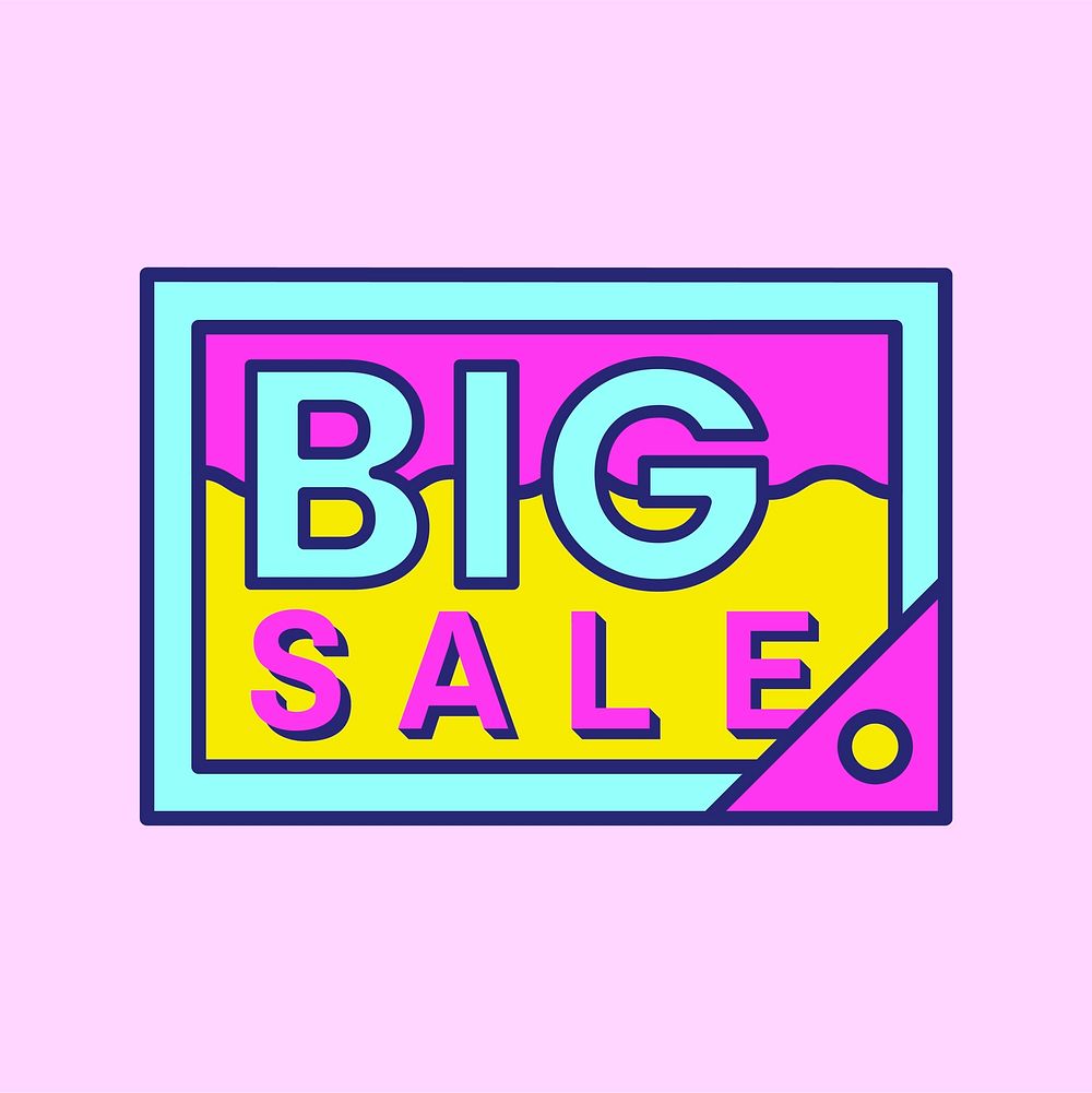 Pink shopping sale badge design | Premium Vector - rawpixel