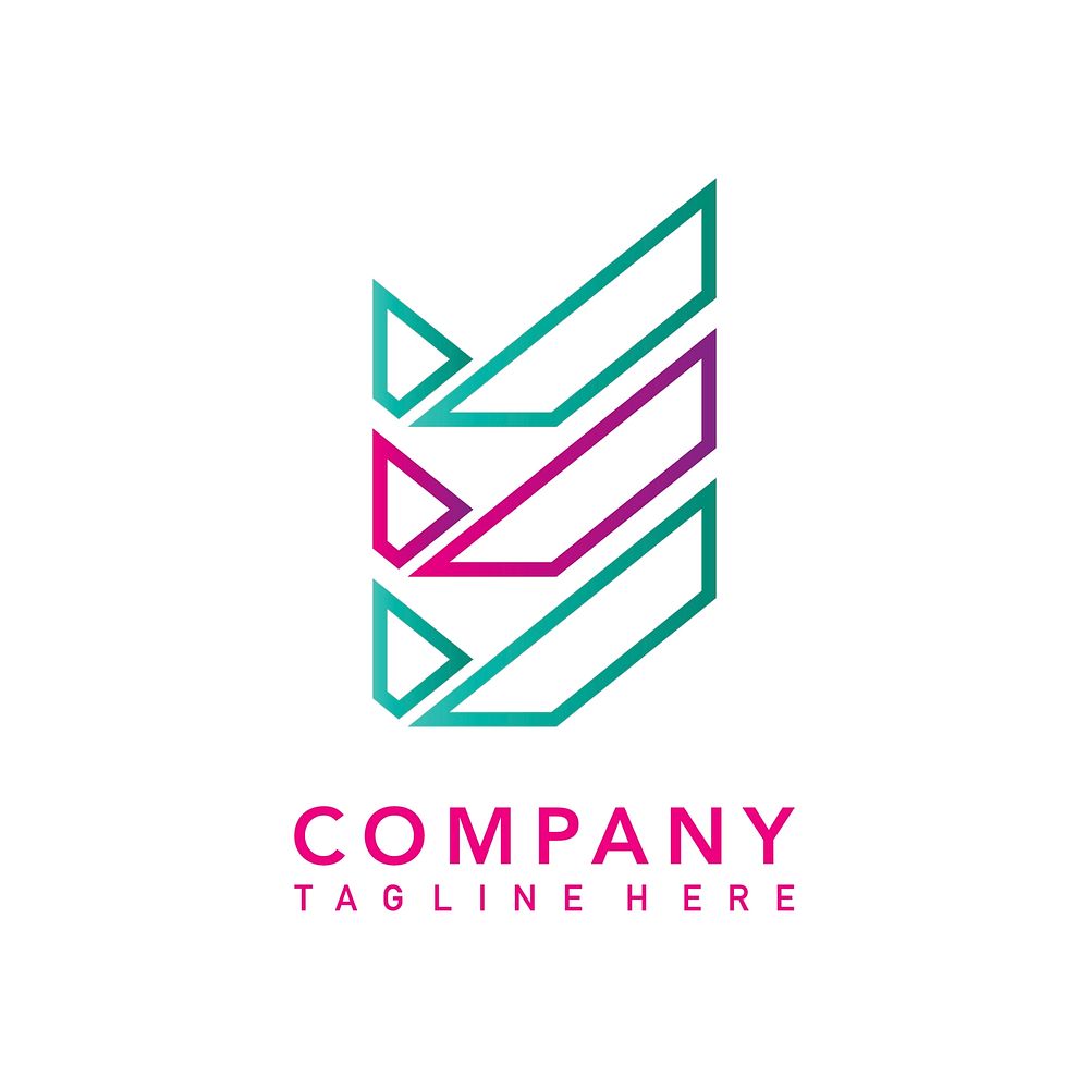 Modern company logo design vector | Premium Vector - rawpixel