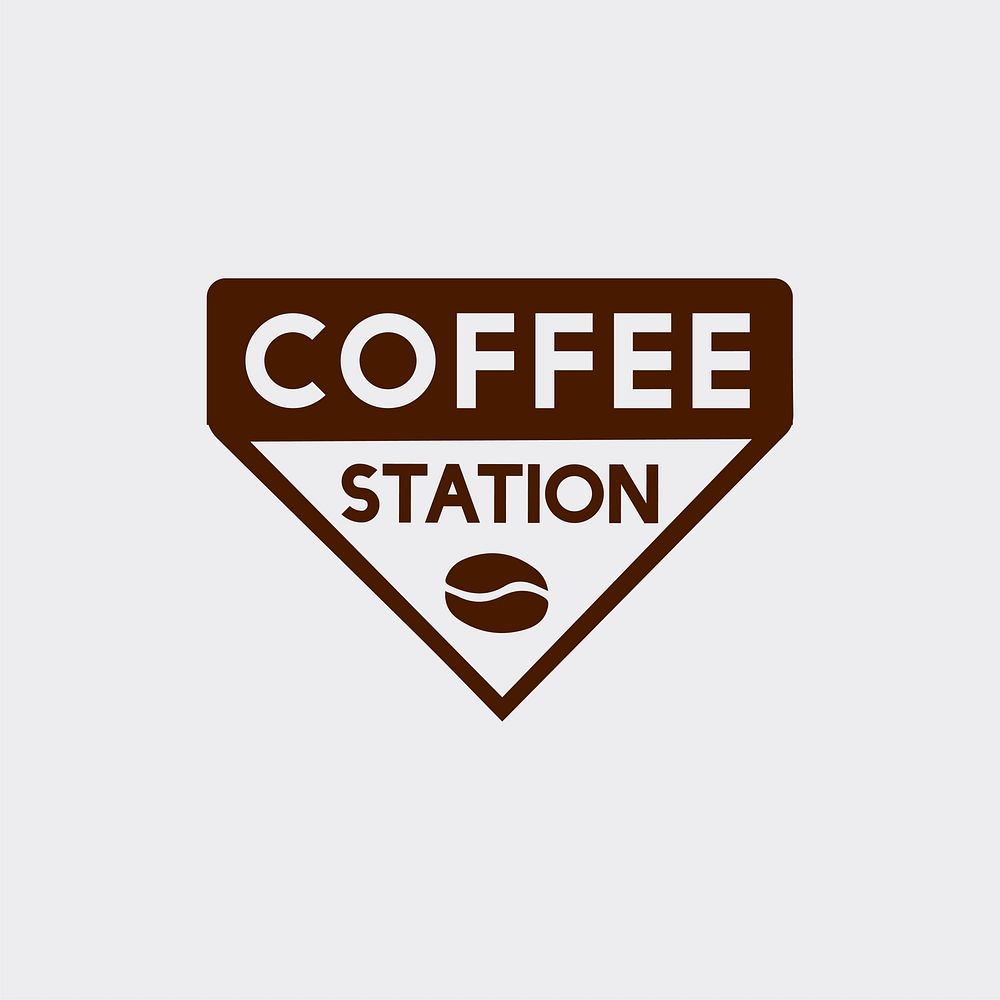 Logo coffee station vector | Premium Vector - rawpixel