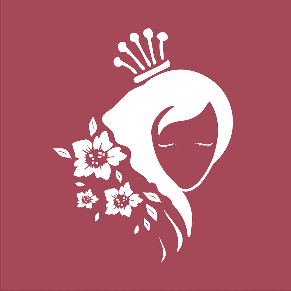 Woman with a crown vector | Free Vector - rawpixel