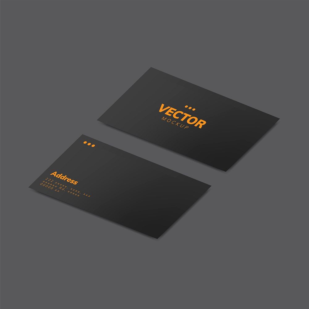 Business card design mockup vector | Premium Vector - rawpixel