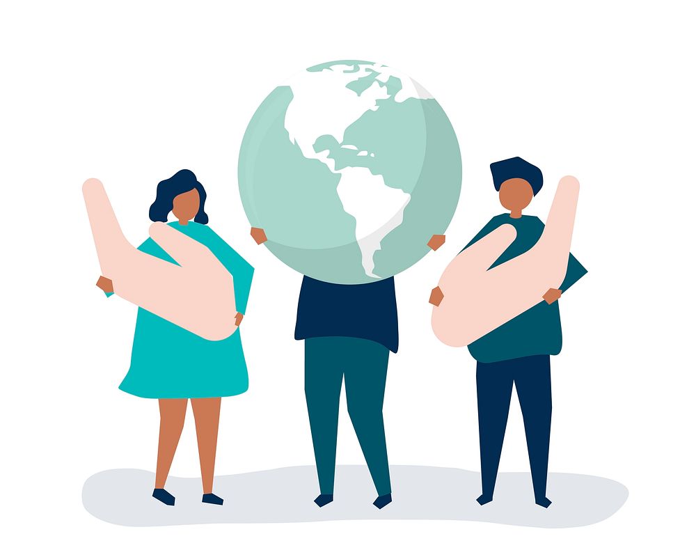 People with environment responsibility concept | Premium Vector - rawpixel