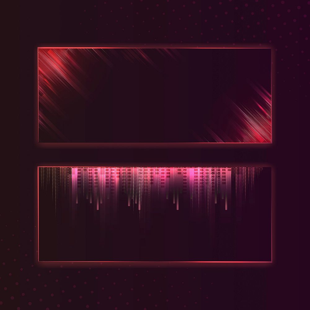 Blank red rectangle banner signboard | Premium Vector - rawpixel