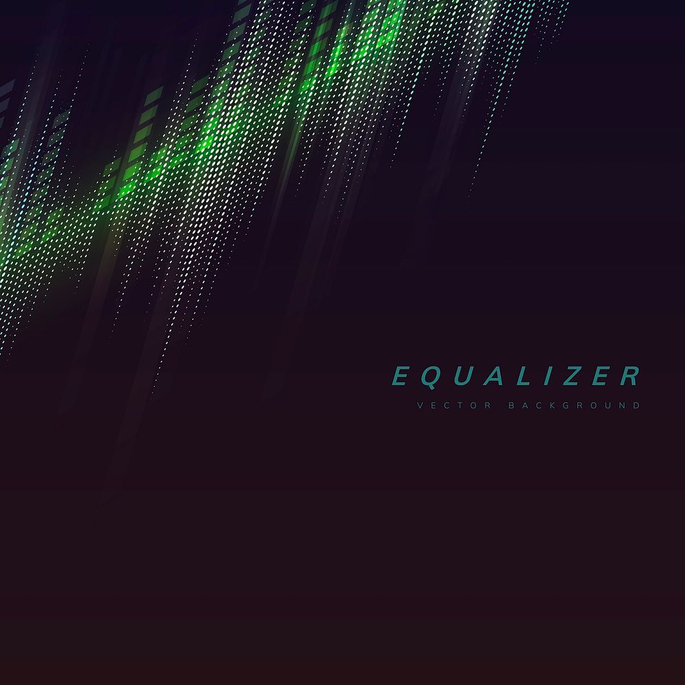 Equalizer abstract background design vector | Free Vector - rawpixel
