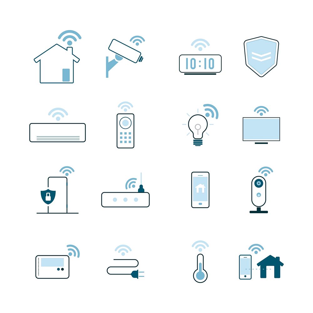 Smart home technology icon vector | Premium Vector - rawpixel