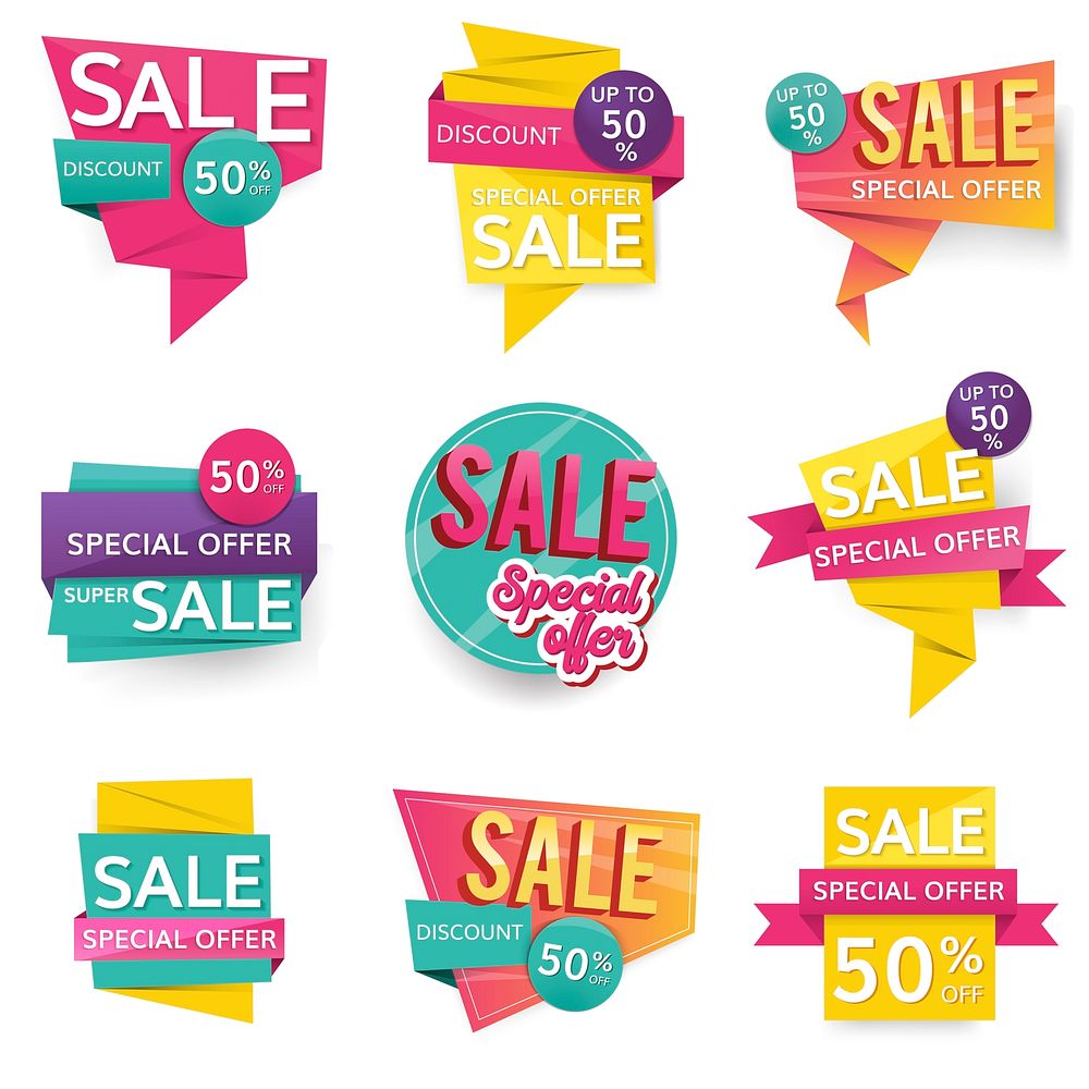 Shop sale and promotion advertisement | Free Vector - rawpixel