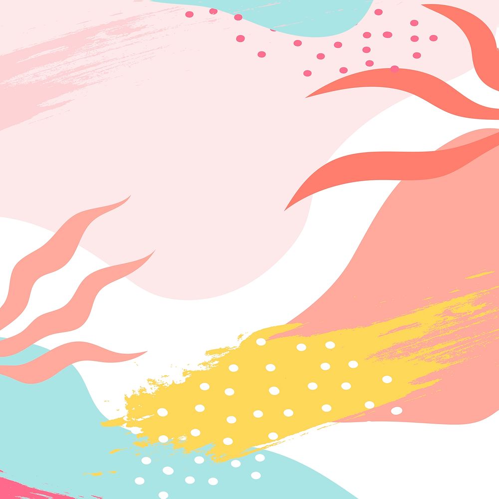 Colorful Memphis design background vector | Premium Vector - rawpixel