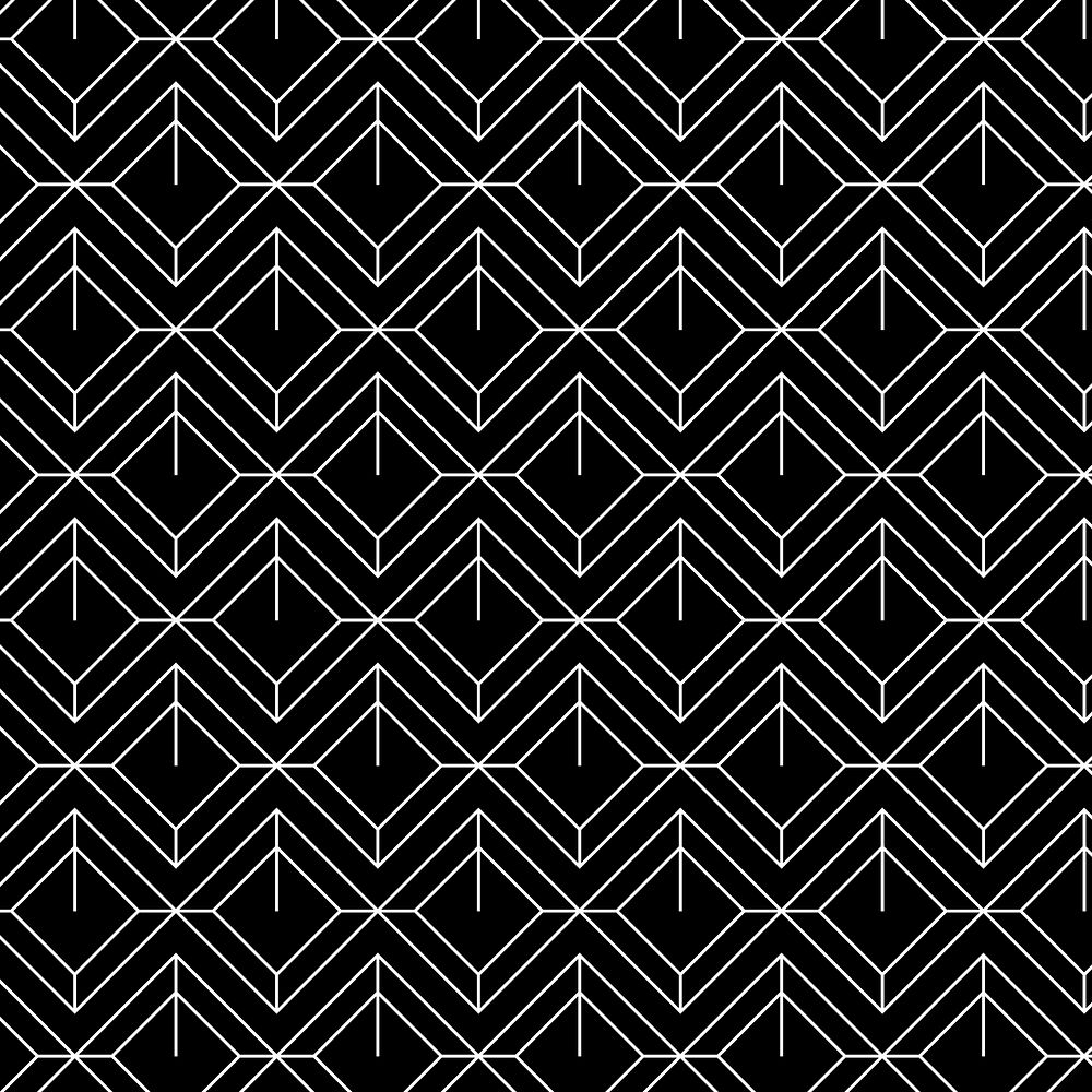 Black geometric patterned background vector | Premium Vector - rawpixel