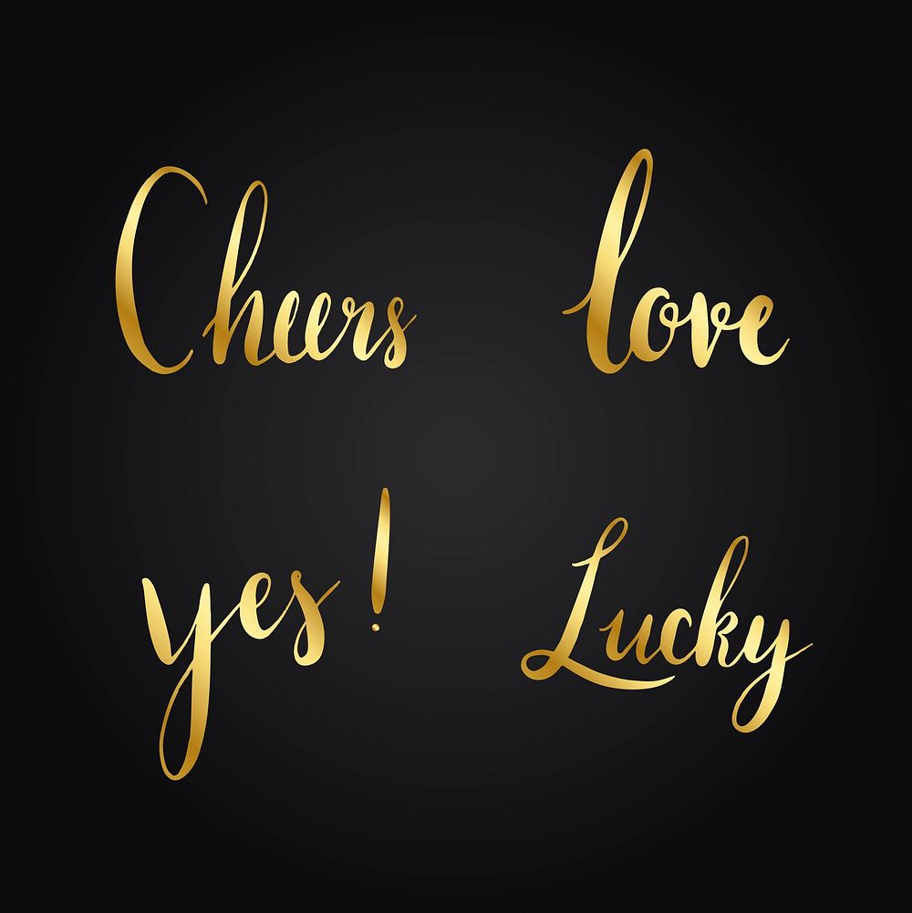 Text and wording typography style | Premium Vector - rawpixel