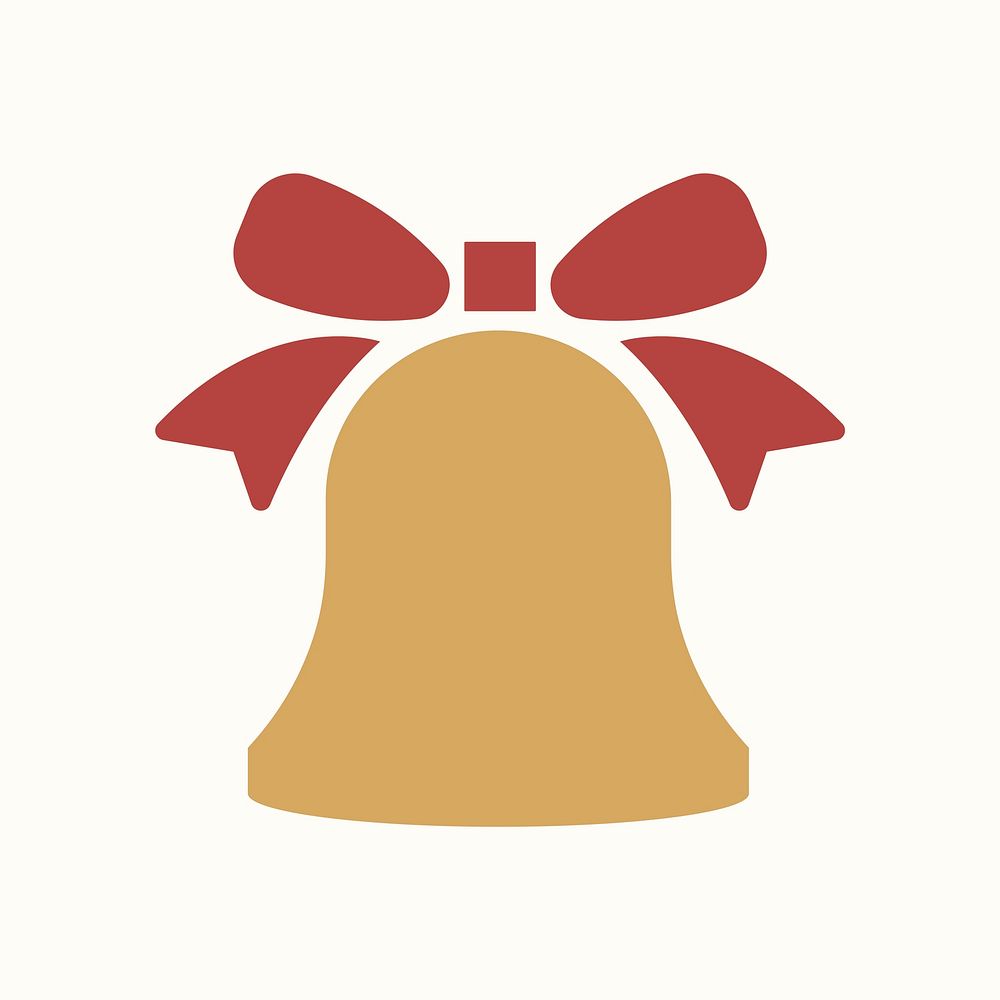 Christmas bell icon decoration vector | Premium Vector - rawpixel
