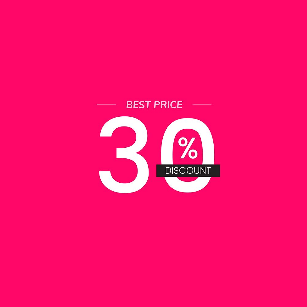 Best Price 30 Percent Discount Premium Vector Rawpixel