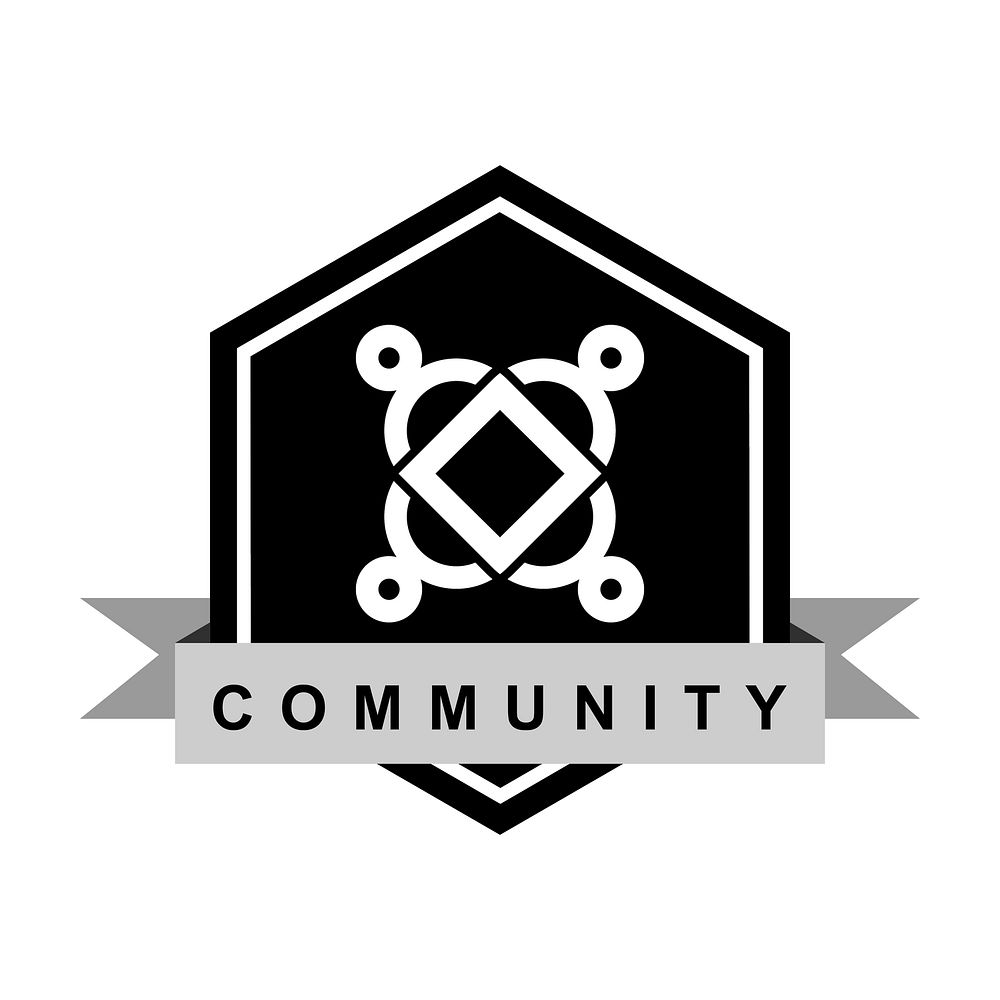 Community branding logo design sample | Free Vector - rawpixel
