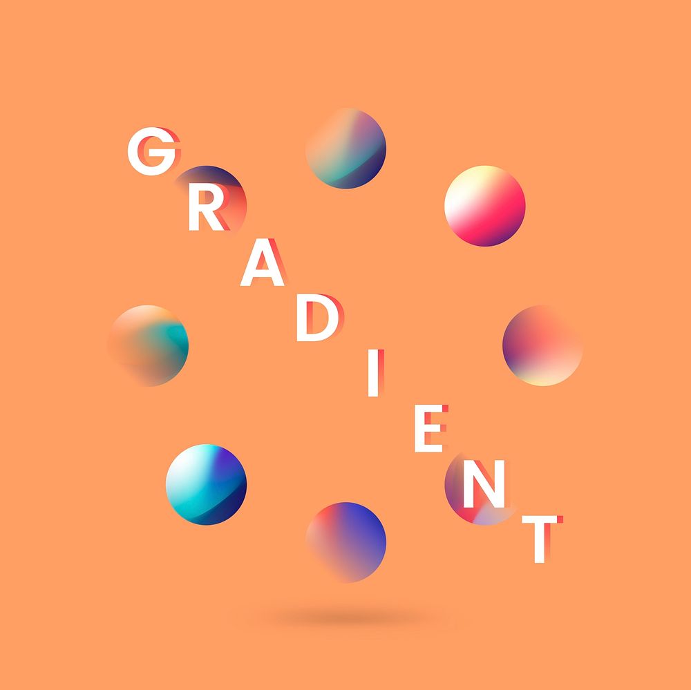 Colorful gradient trend element vector | Free Vector - rawpixel