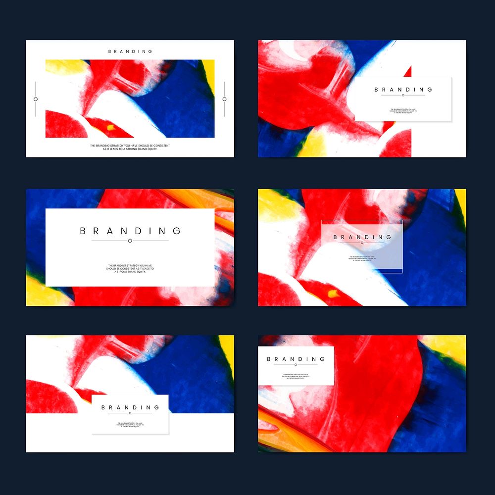 Name card set for design | Free Vector - rawpixel