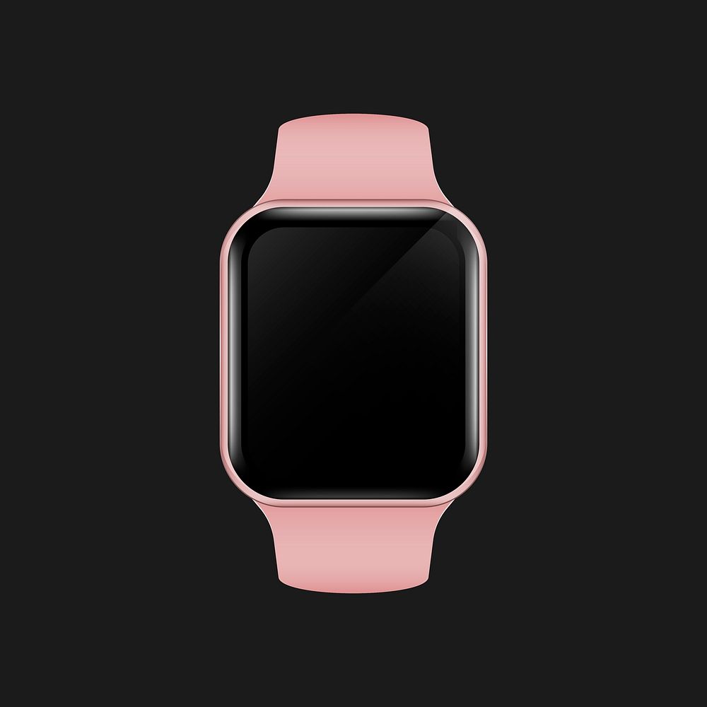 Digital smart watch screen mockup | Free Vector Mockup - rawpixel