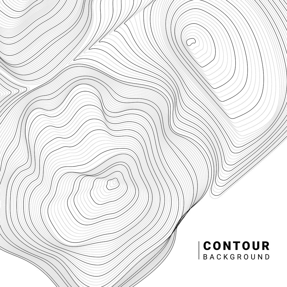 Black and white abstract map | Free Vector - rawpixel