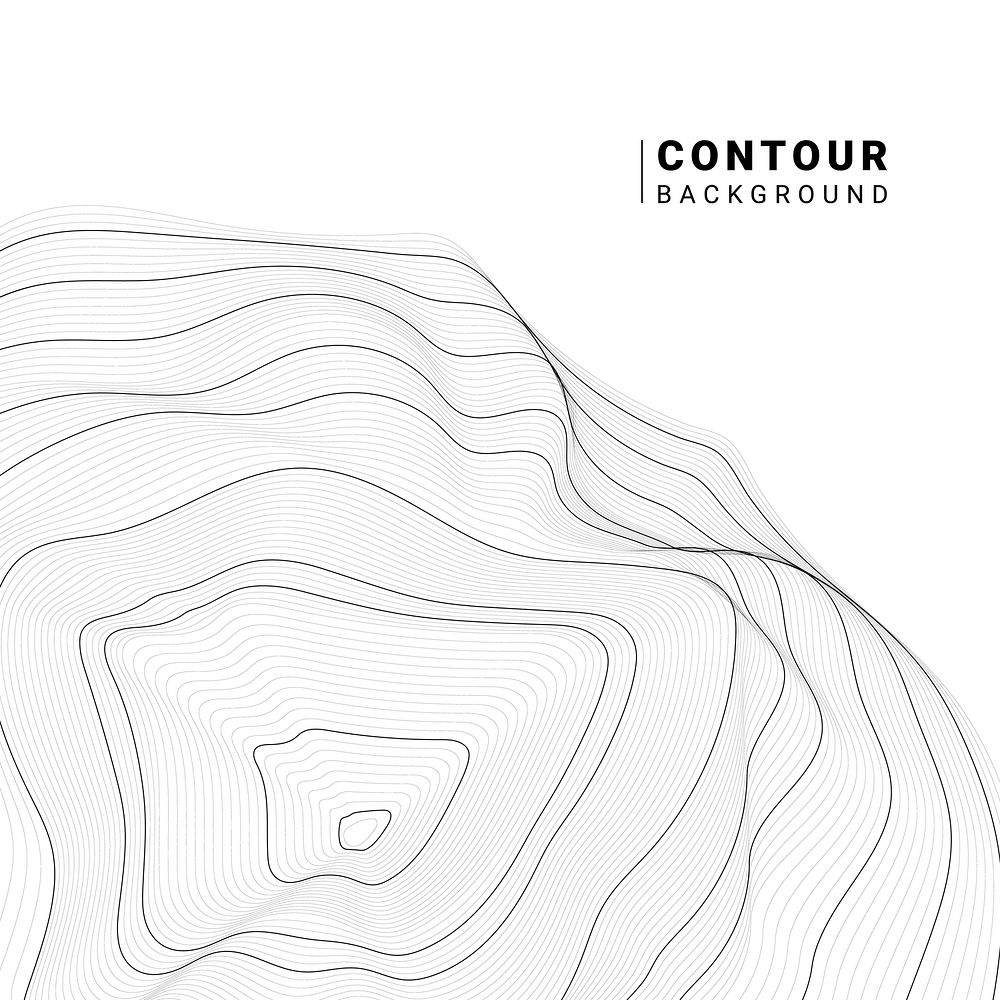 Black and white abstract map | Free Vector - rawpixel