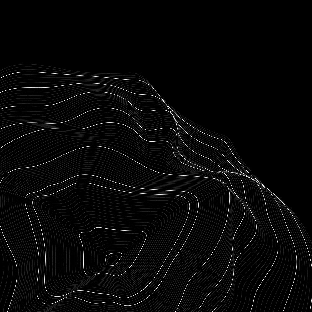 Black and white abstract map | Free Vector - rawpixel