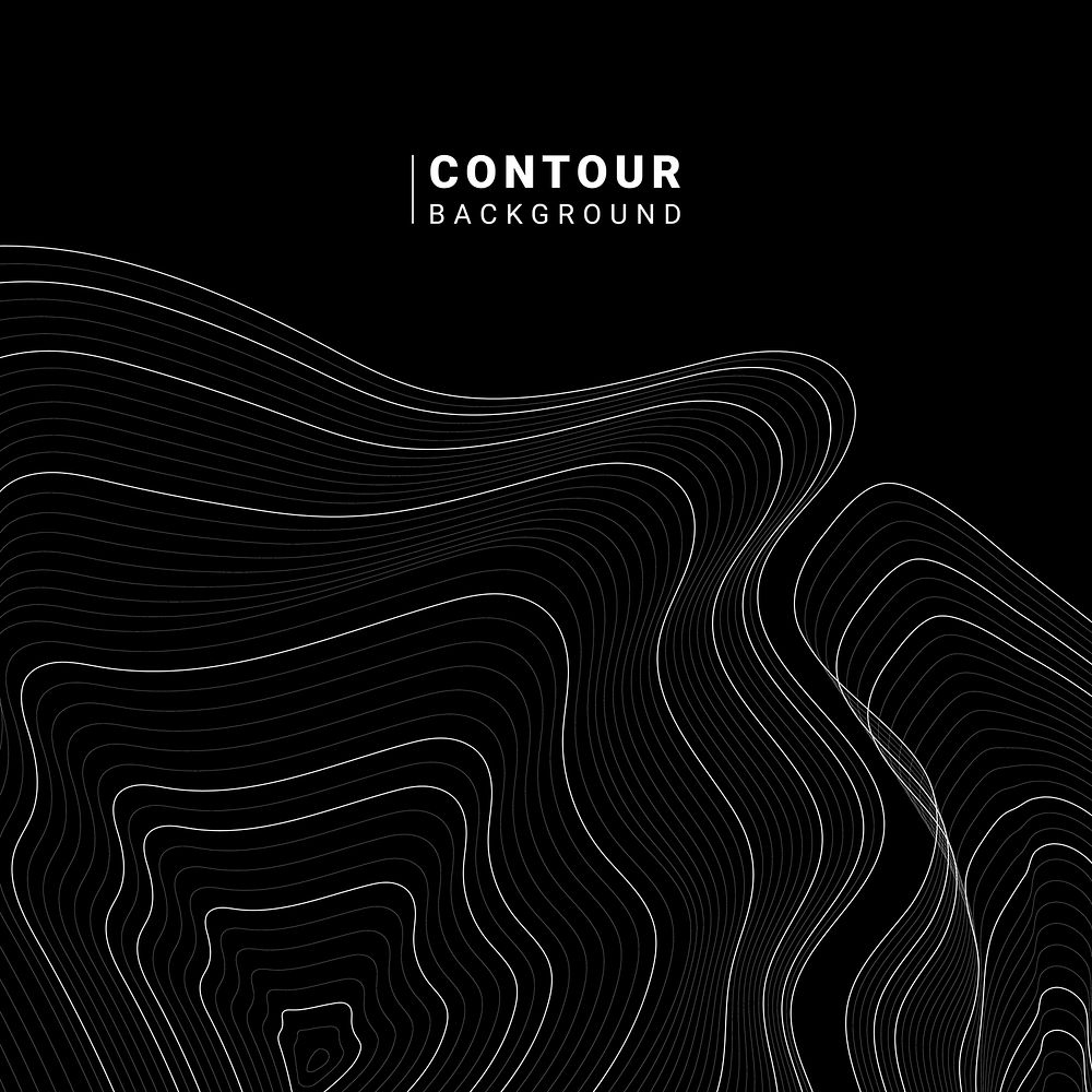 Black and white abstract map | Free Vector - rawpixel