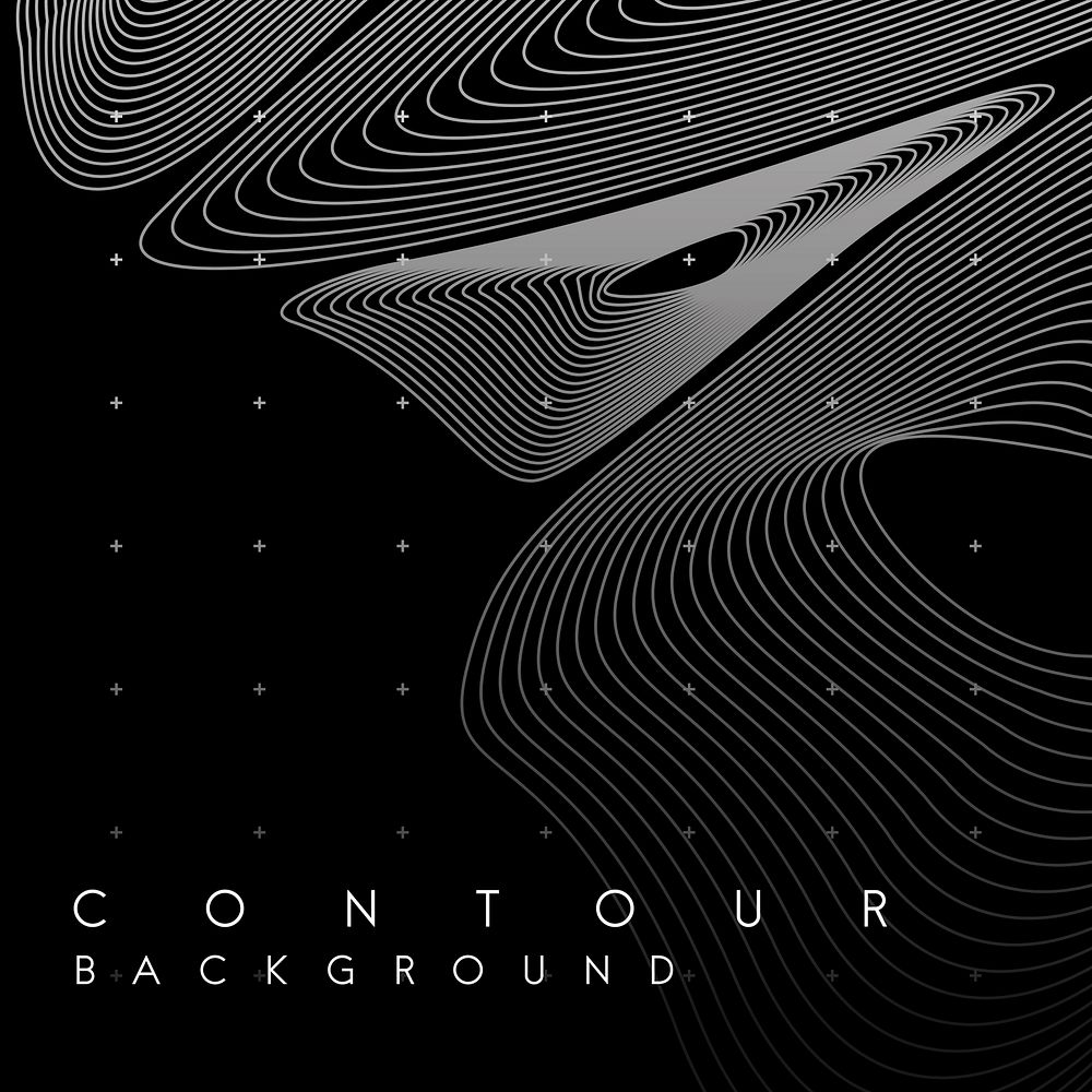 Black and white abstract map | Premium Vector - rawpixel