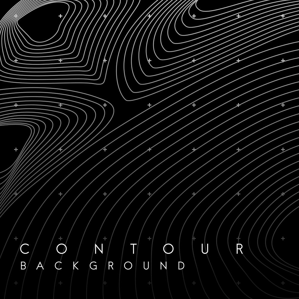 Black and white abstract map | Free Vector - rawpixel