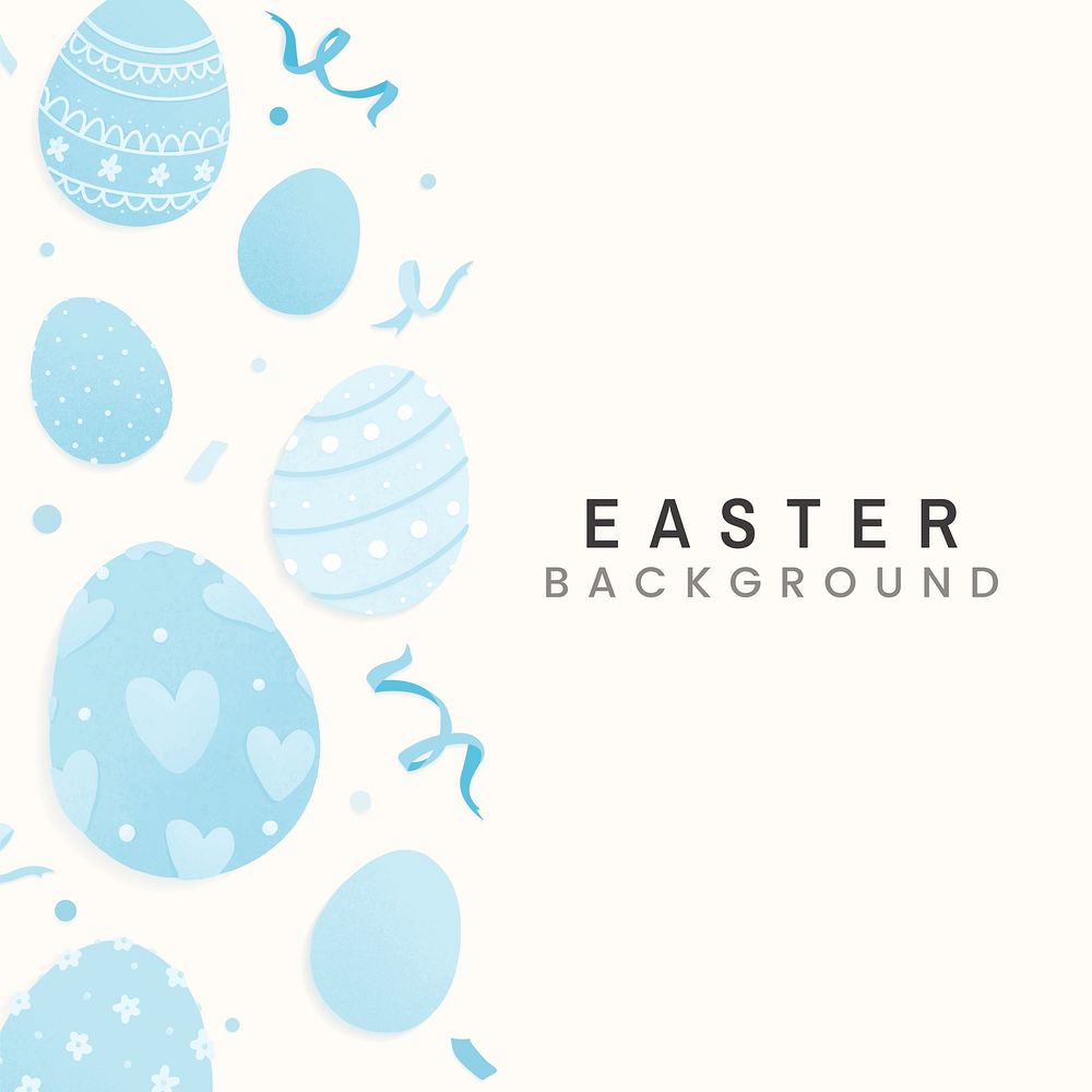 Happy Easter 2019 background vector | Premium Vector - rawpixel