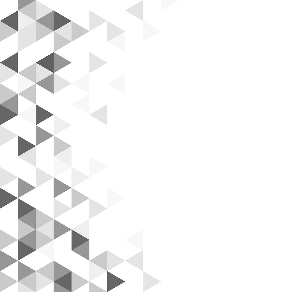 Gray triangle patterned on white | Free Vector - rawpixel