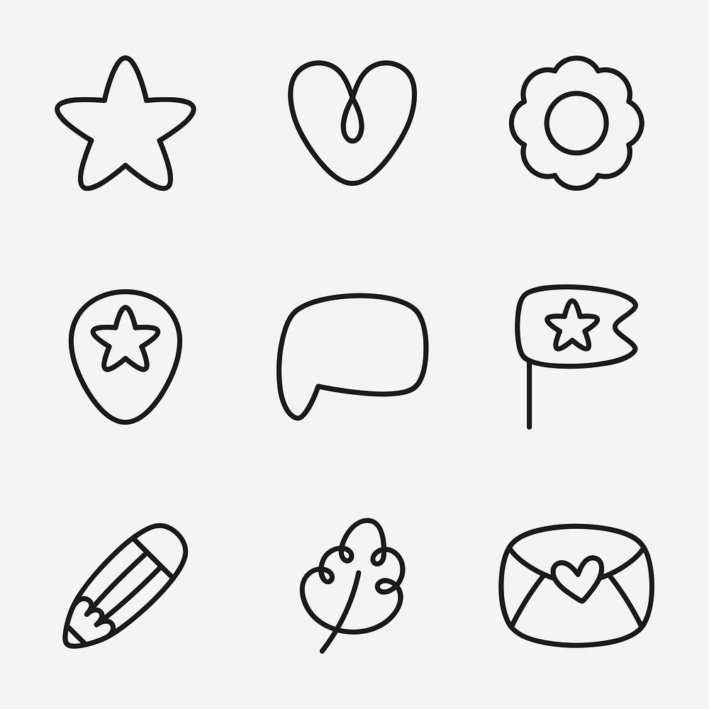 Cute planner sticker vector collection | Premium Vector - rawpixel