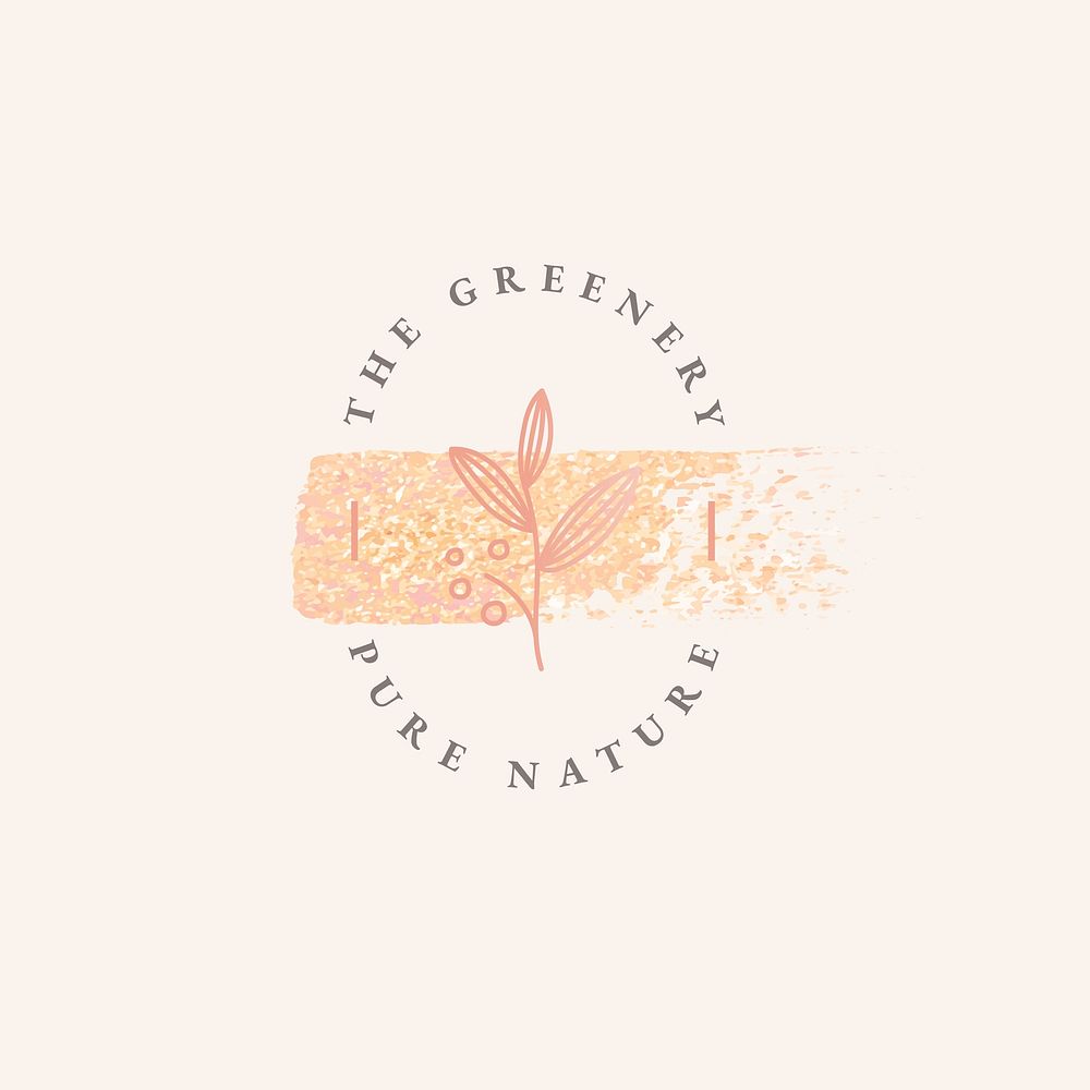 greenery pure nature minimal logo | Premium Vector - rawpixel