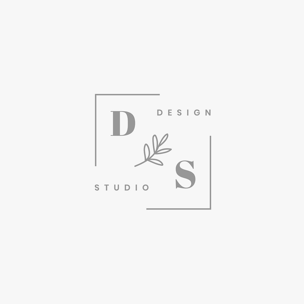 Design studio minimal logo vector | Premium Vector - rawpixel