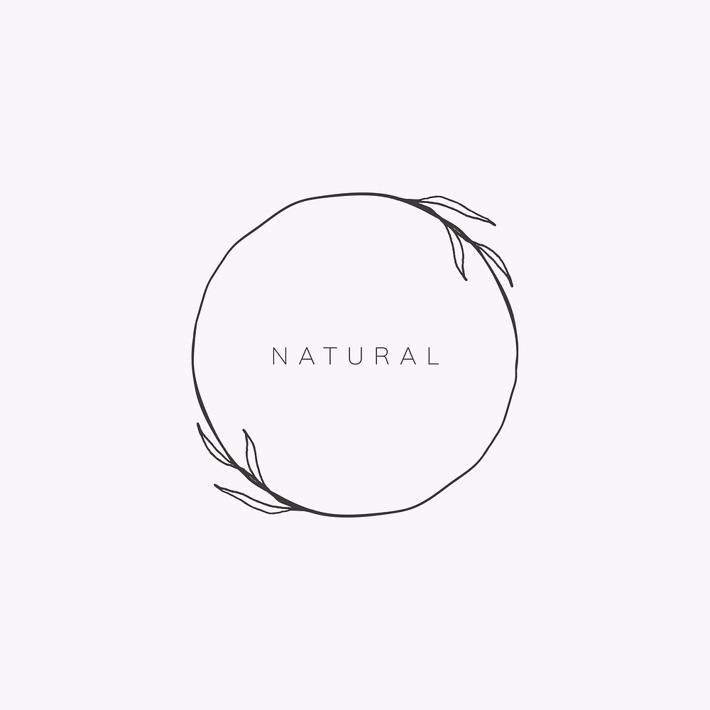 Round floral frame element vector | Premium Vector - rawpixel