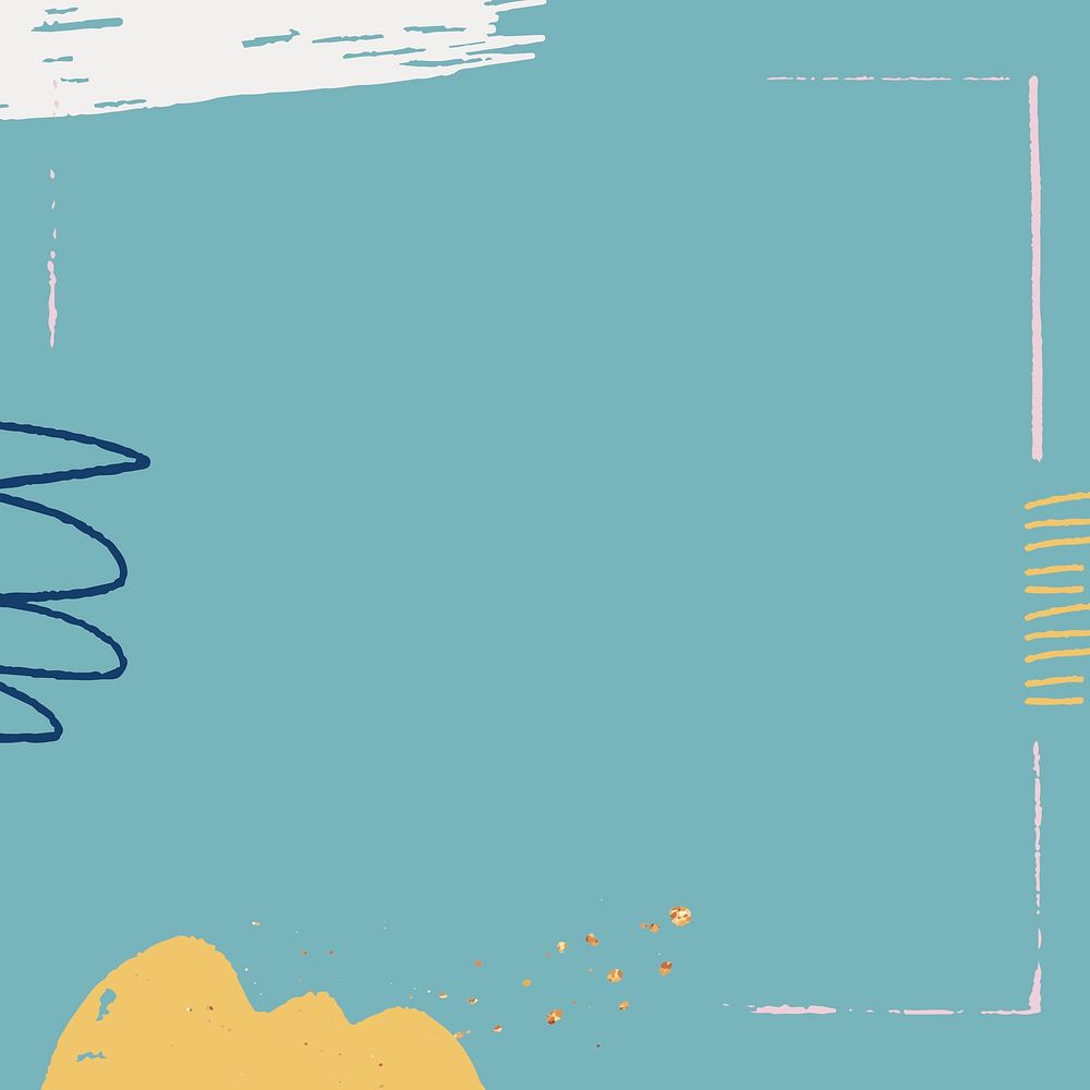 Blue scribble patterned background vector | Premium Vector - rawpixel