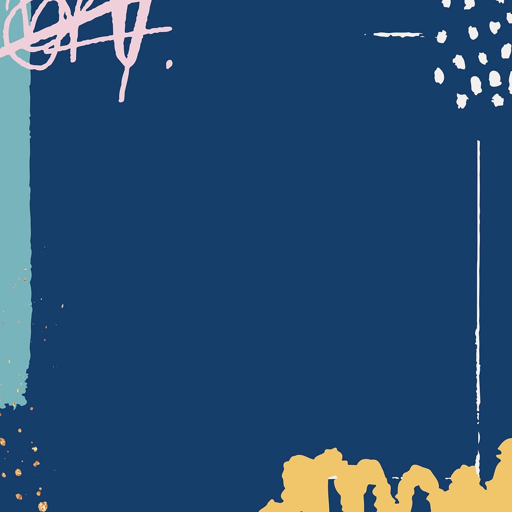 Blue scribble patterned background vector | Premium Vector - rawpixel