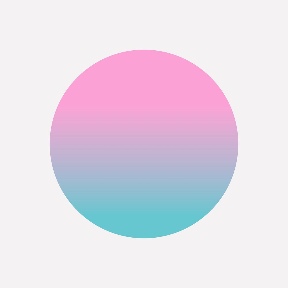 Colorful round gradient element vector | Premium Vector - rawpixel