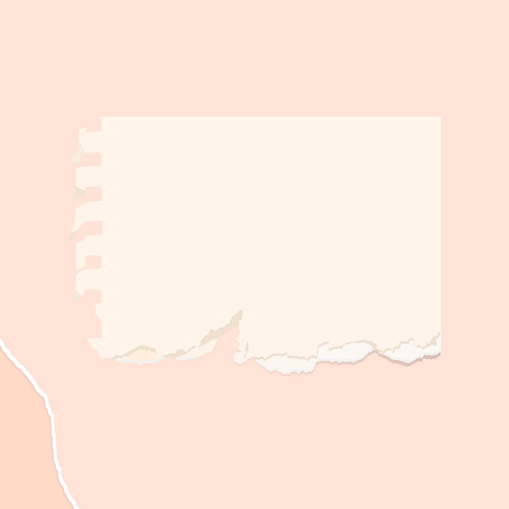 Torn paper note design social | Premium PSD - rawpixel