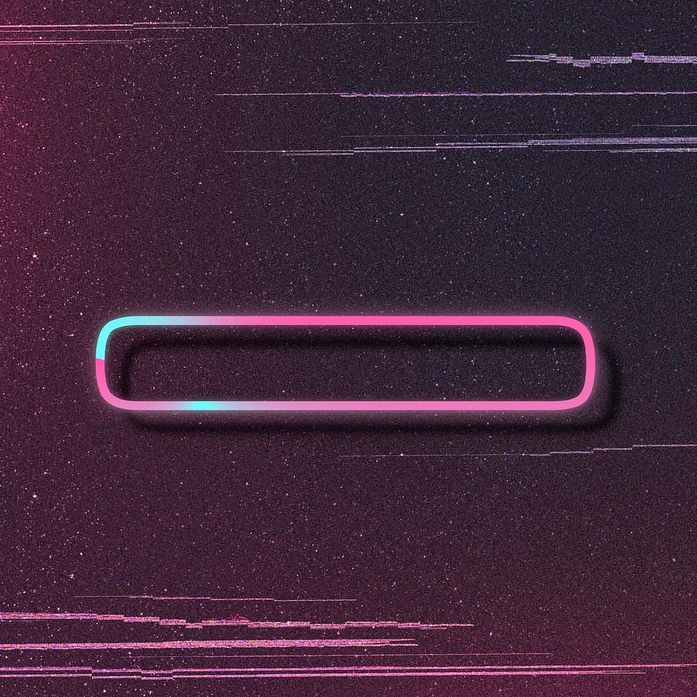 Pink neon glow underscore sign | Premium PSD - rawpixel