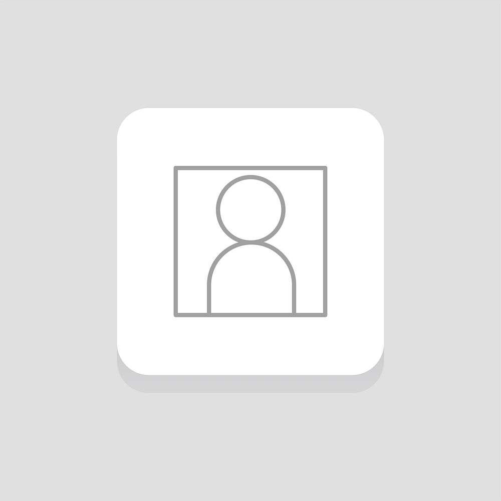 Vector of user photo icon | Premium Vector - rawpixel