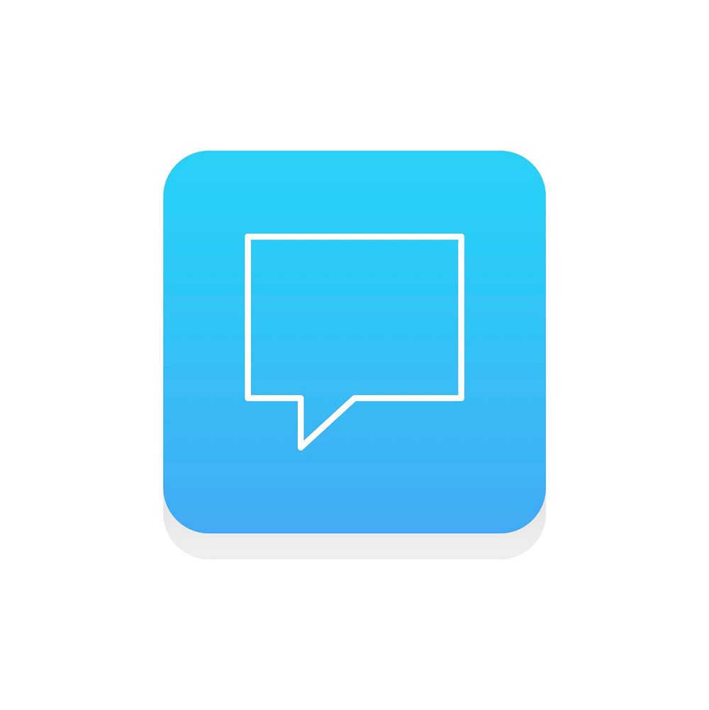 Flat illustration of chat icon | Free Icons - rawpixel