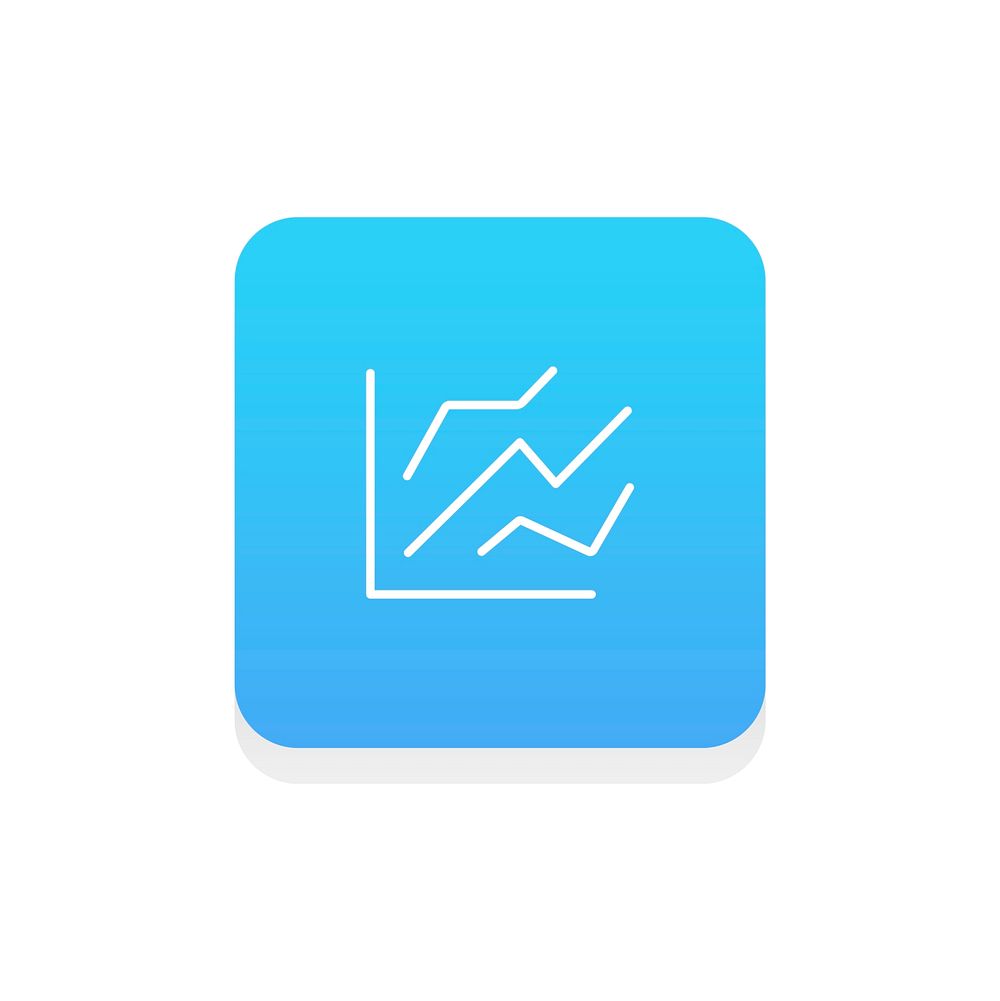 Vector data analysis graph icon | Premium Vector - rawpixel