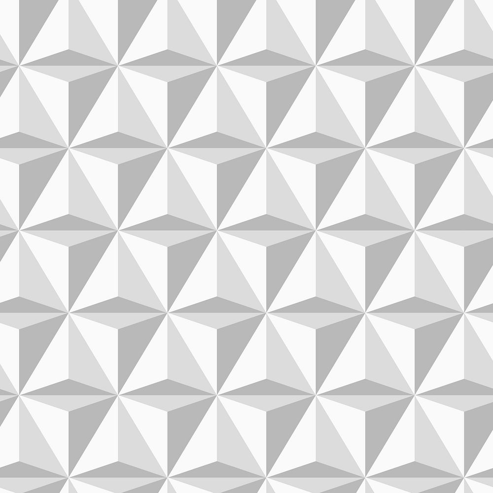 Triangle 3D geometric pattern grey | Free Photo - rawpixel