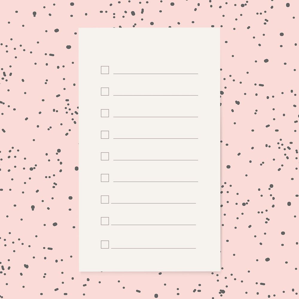 To do list sheet stationery | Premium Photo - rawpixel