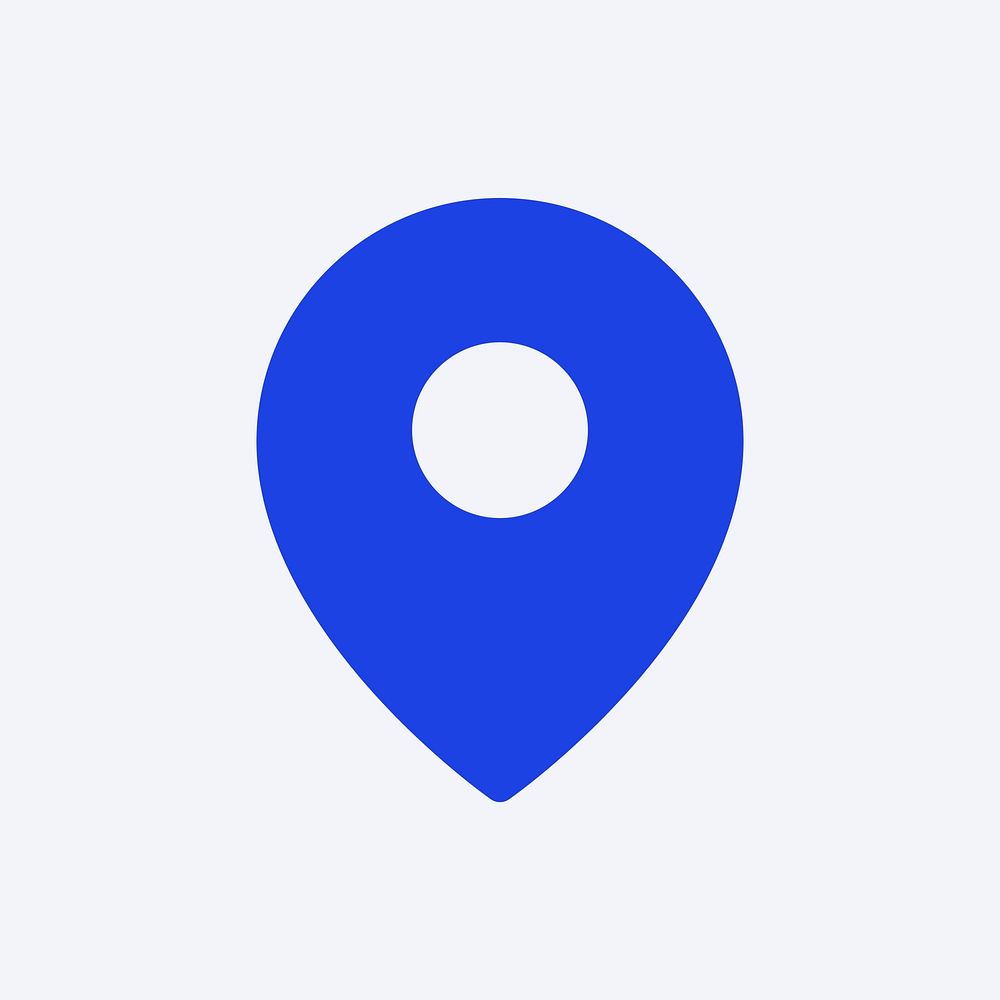 Location blue icon social media | Free Photo - rawpixel