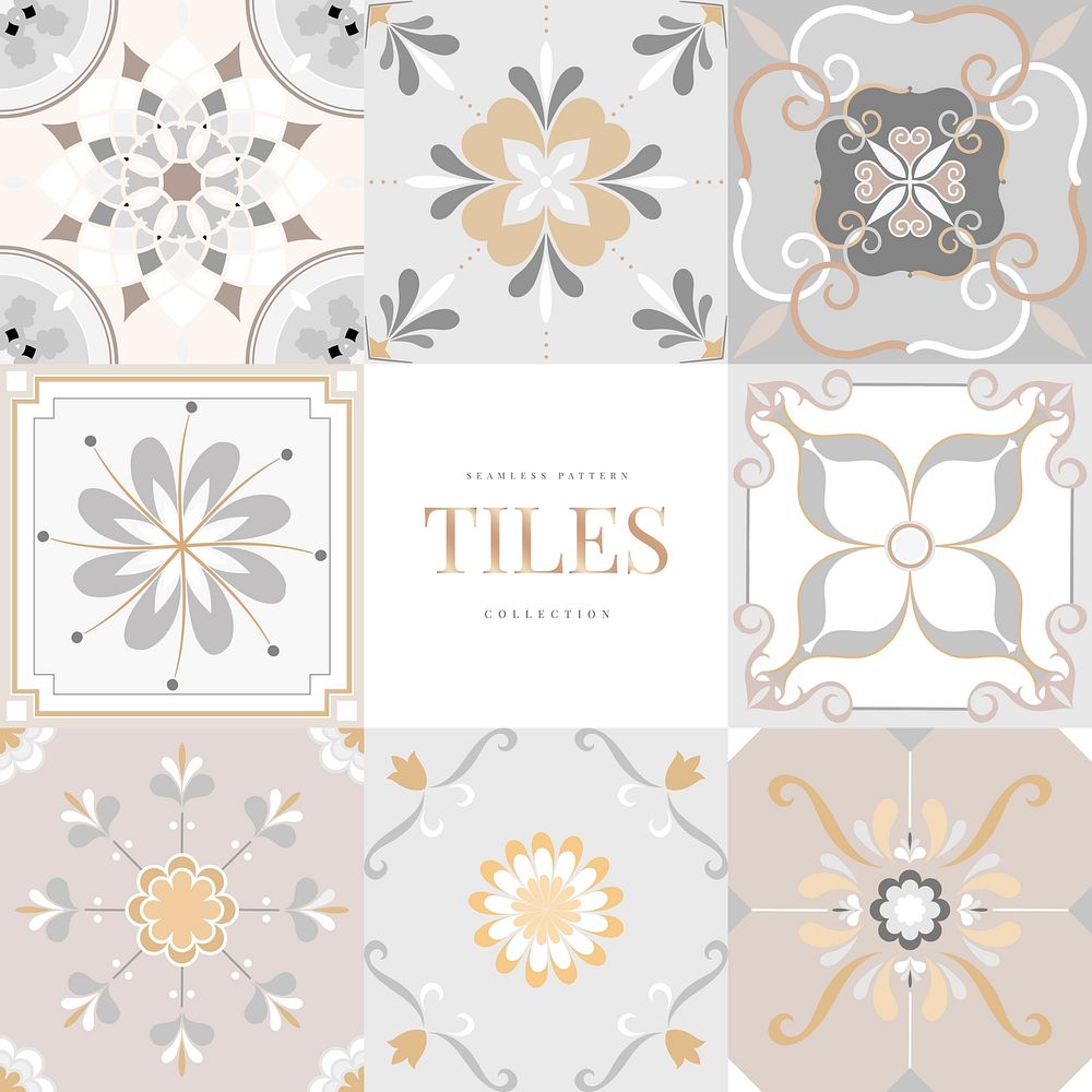 Seamless pattern tiles vector collection | Premium Vector - rawpixel